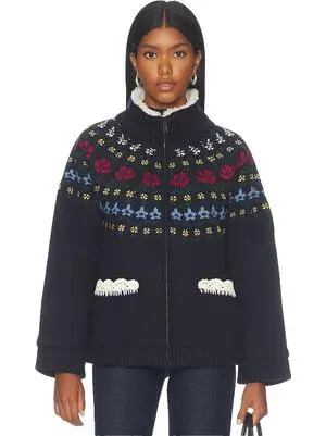 SEA Sea Preston Knit Sherpa Lined Jacket