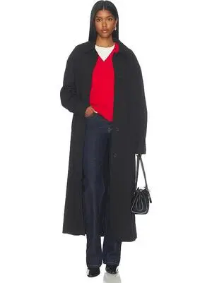 Paris Georgia Marianne Trench Coat - Black