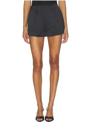 Ulla Johnson Isa Satin Shorts - Noir