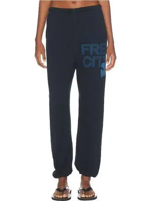 FREECITY Superfluff Lux Og Sweatpant - Squids Blue