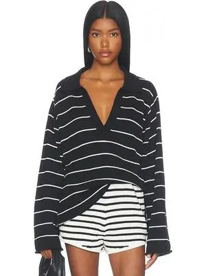 ELCE ELCE Umi Jumper - Striped Knit Polo Pullover