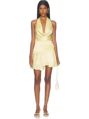 LOVERS AND FRIENDS Christy Mini Dress - Yellow