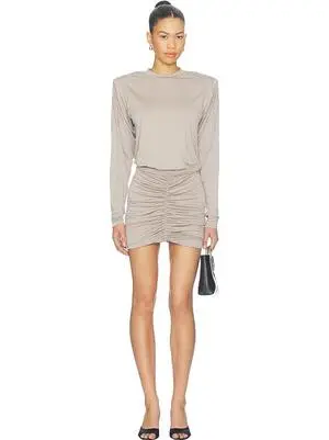 Andamane Lennox Mini Dress - Greige