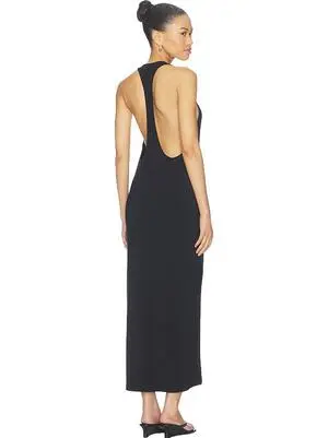EB DENIM Valley Racer Tank Maxi Dress - Black