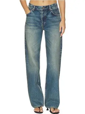 EB DENIM Mid Rise Baggy Jean - Mariner