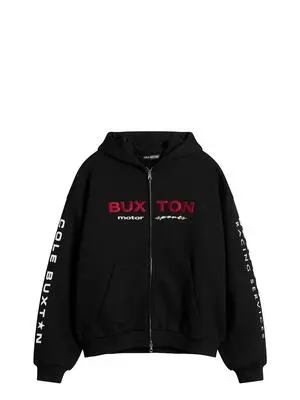 COLE BUXTON Hoodie With Graphic Branding - Black