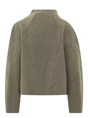 Ba&sh Kemelia Asymmetric Coat - Green