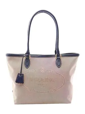 Prada Prada Canapa Tote Bag Brown