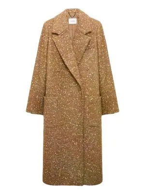 Dorothee Schumacher Double-breasted Tweed Coat - Brown
