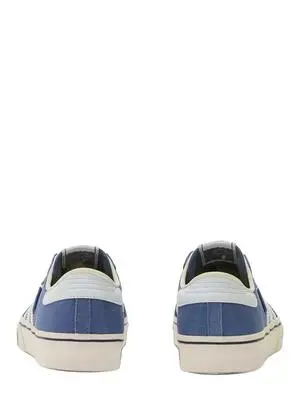 Adidas Adidas Samba Logo-Patch Sneakers Blue