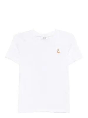 Maison Kitsuné Maison Kitsuné Chillax Fox Patch T-Shirt White