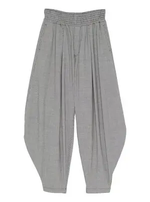 Comme Des Garçons Houndstooth Balloon Trousers - Black