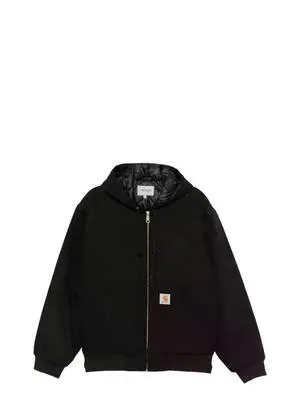 Carhartt Work In Progress Logo-patch Drawstring Jacket - Black