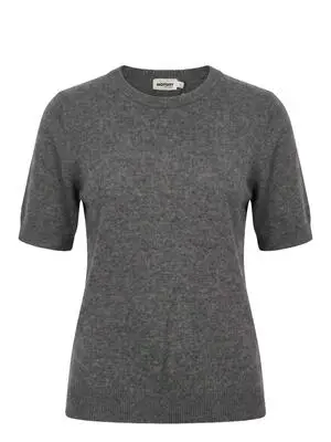 NOTSHY Short-sleeve Cashmere Sweater - Grey