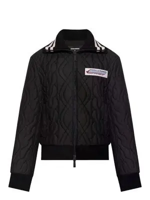 Dsquared2 Quilted Logo Patch Jacket - Black
