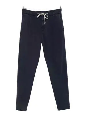 Eleventy Drawstring Trousers - Blue
