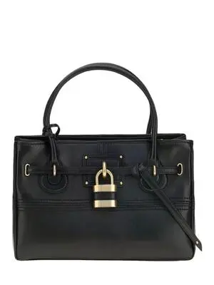 Chloé Chloé Paddington Leather Tote Bag Black