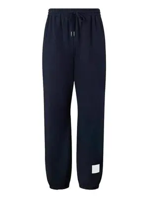 Thom Browne Loopback Jersey Relaxed Sweatpants - Blue