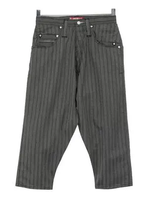 Junya Watanabe X Levi's Pinstriped Morning Trousers - Black