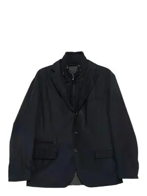 Corneliani Layered Button-up Jacket - Blue