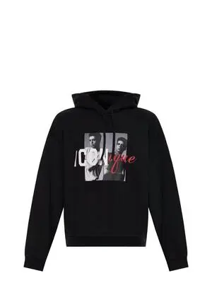 Dsquared2 Icon-print Hoodie - Black