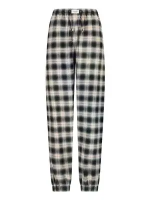 ATTICO Check-print Track Pants