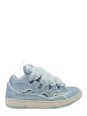 LANVIN Lanvin Curb Lace-Up Sneakers Blue