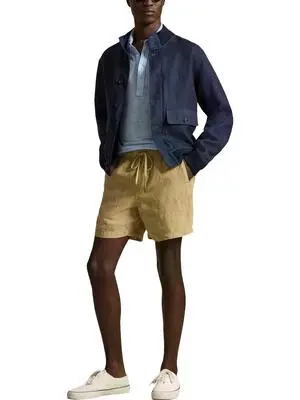 Polo Ralph Lauren Drawstring Linen Shorts - Neutrals