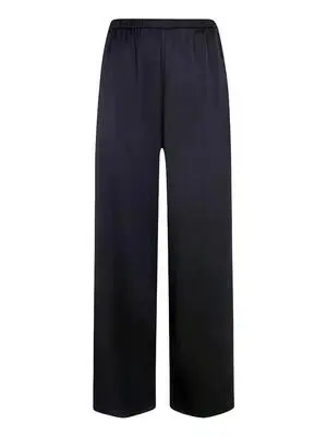 BY MALENE BIRGER By Malene Birger Louis Trousers - Black Satin Wide Leg Black