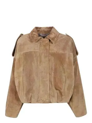 EMMETI Emmeti Adele Suede Epaulette Jacket
