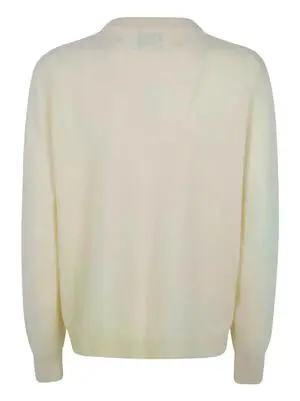 KUJTEN Minie Cashmere V-neck Sweater - Yellow
