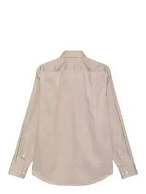 BOSS Point-collar Long-sleeve Shirt - Neutrals