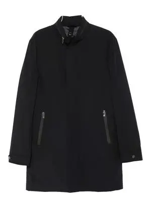 Corneliani High-neck Zip-pocket Coat - Blue