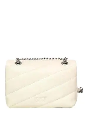 Pinko PINKO Quilted Love Bag Shoulder Bag Neutrals