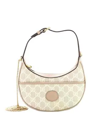 Gucci Gucci Interlocking G Patch Mini Hobo Bag Neutrals