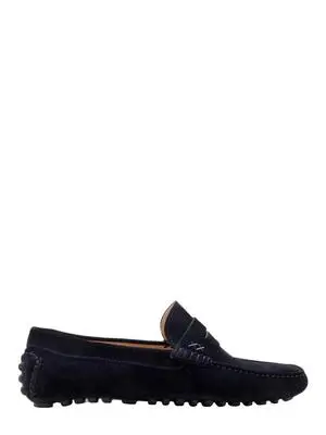 FORSA Frederick Suede Loafers - Blue