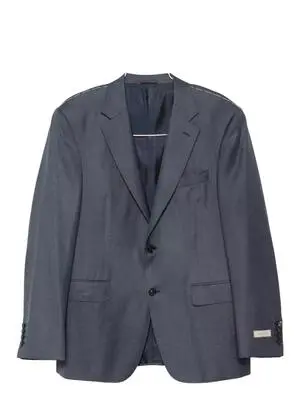 Canali Single-breasted Notched-lapels Suit - Blue