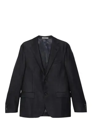 Corneliani Check-pattern Single-breasted Suit - Blue