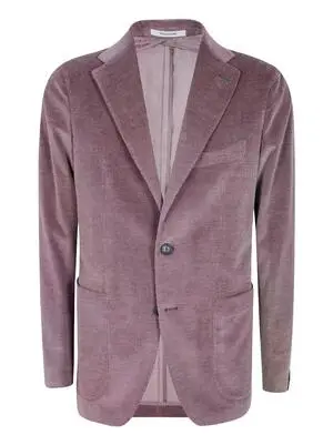 Tagliatore Montecarlo Corduroy Blazer - Red