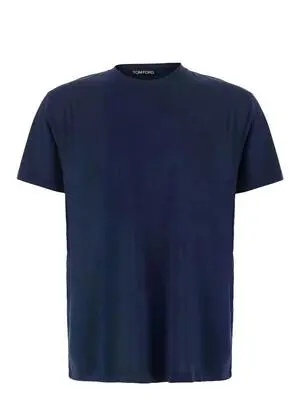 TOM FORD Lyocell Cotton Crew Neck T-shirt