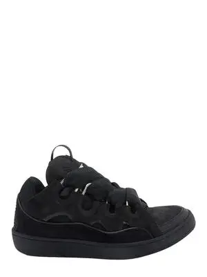 LANVIN Lanvin Curb Suede Sneakers Black