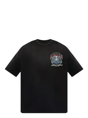 Amiri Crystal-embellished Logo-print T-shirt - Black