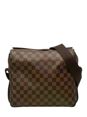 LOUIS VUITTON Louis Vuitton Damier Ebene Naviglio Crossbody Bag Brown