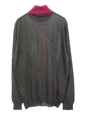 Hermès Silk Knitted Turtleneck Sweater - Grey