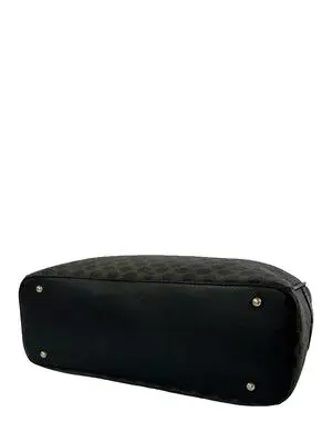 Celine Macadam Coated Canvas Handbag - Brown