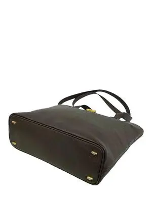 Celine Celine Leather Tote Bag Brown