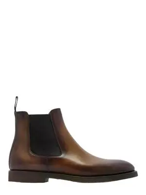 Magnanni Lonny Leather Chelsea Boots - Brown
