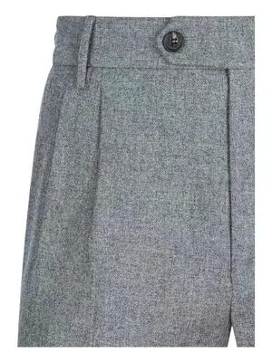 Eleventy Pleated Detail Trousers - Grey
