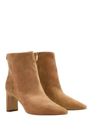 SAM EDELMAN Sam Edelman Suede Pointed-Toe Ankle Boots