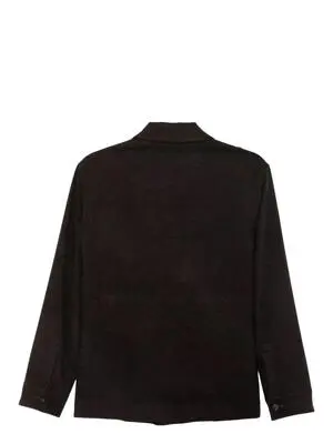 Eleventy Pocket-detail Epaulette Jacket - Brown
